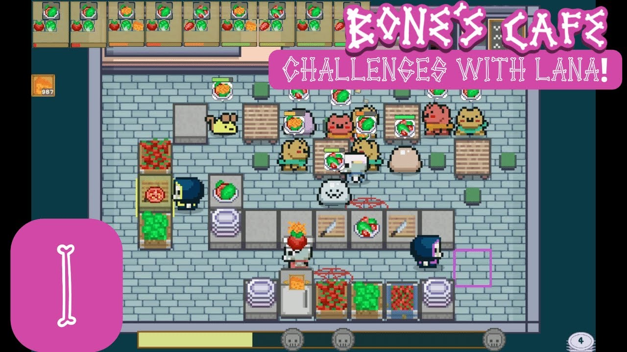 Bones Cafe Challenges - Where’s My Minion? - Lets Play - [1] - YouTube
