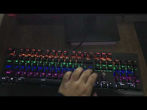 Frisby g8520qm pan gaming mavi switch mekanik klavye ses testi(blue switch sound test)