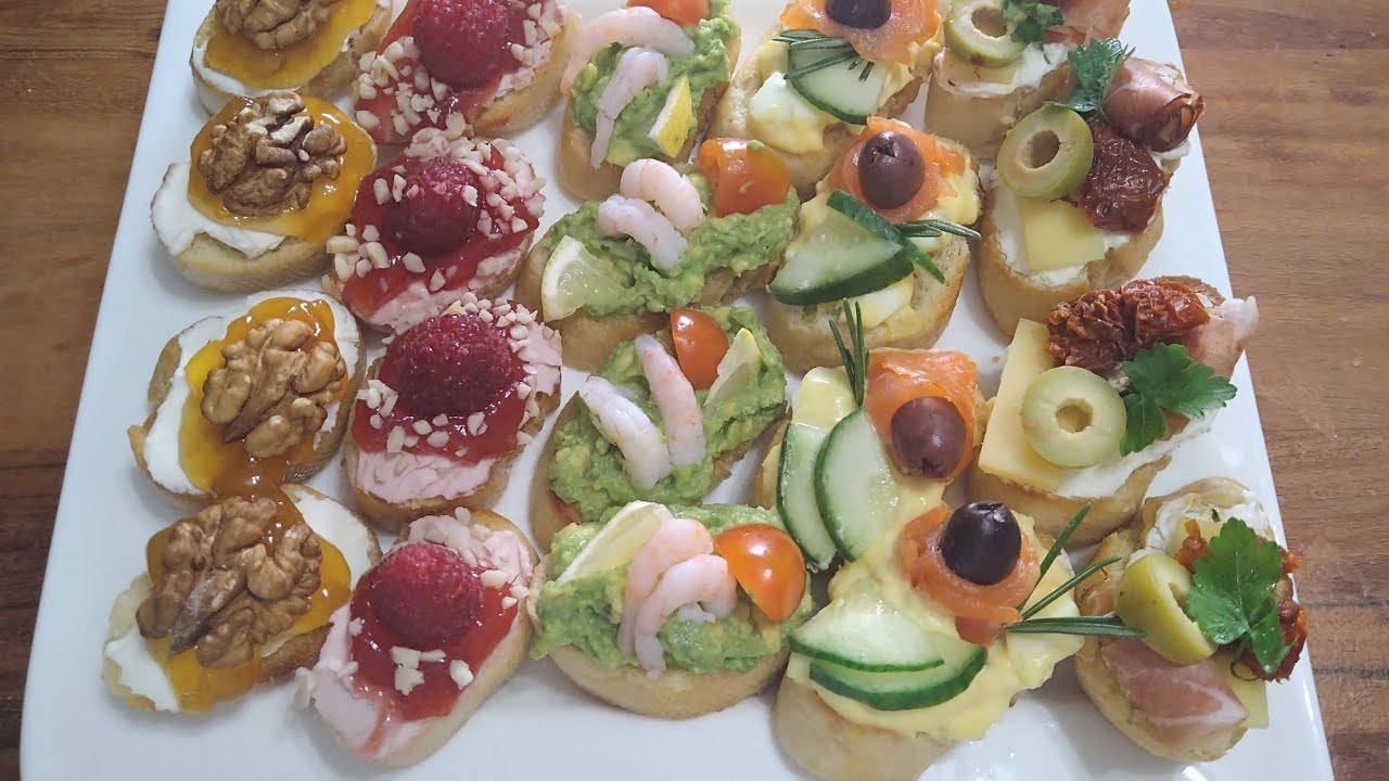 Die hausgemachte Gourmet-Canapés für Silvester! Gemeinsam kochen macht ...