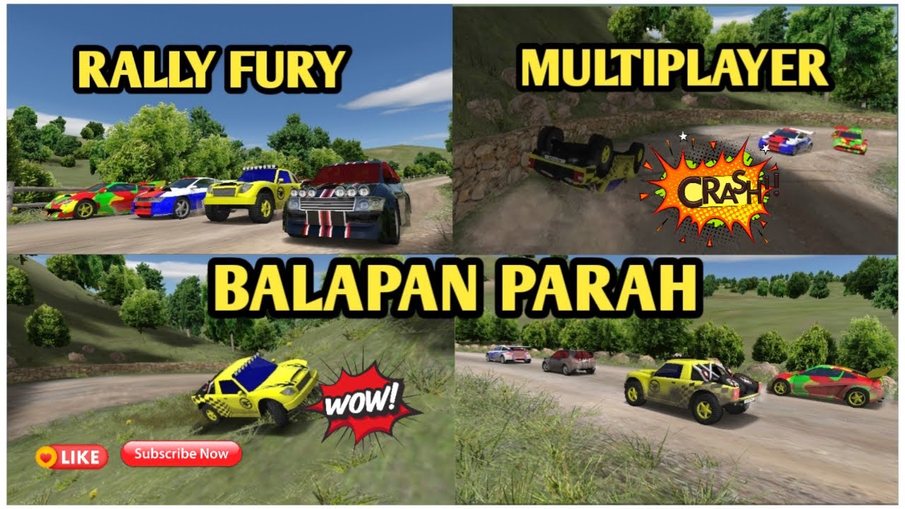 RALLY FURY MULTIPLAYER BALAPAN PARAH @ZehanTheGames-es3go - YouTube