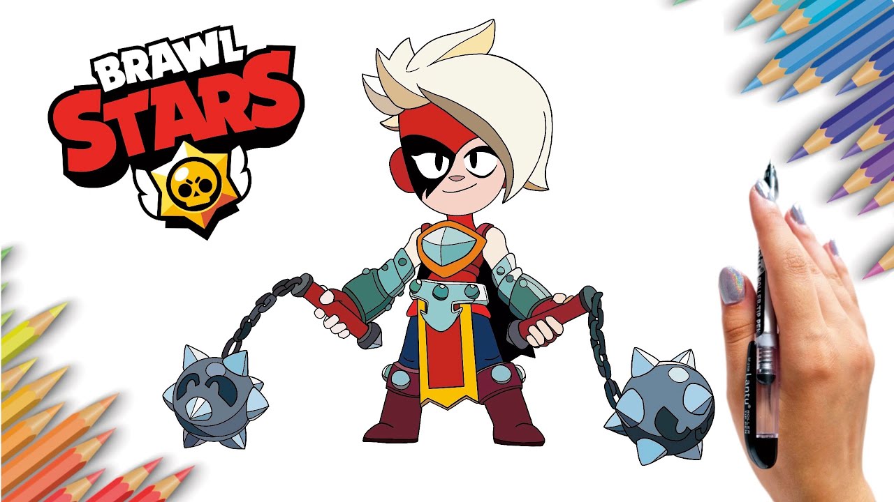 How to draw New Brawler Lumi - Brawl Stars New Season Step by Step ...