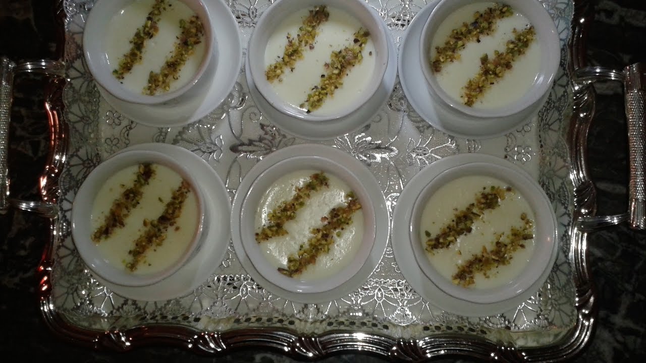 طريقة عمل احلى مهلبية / لذيذة المذاق تحضرفي دقيقة/mhalabia - YouTube