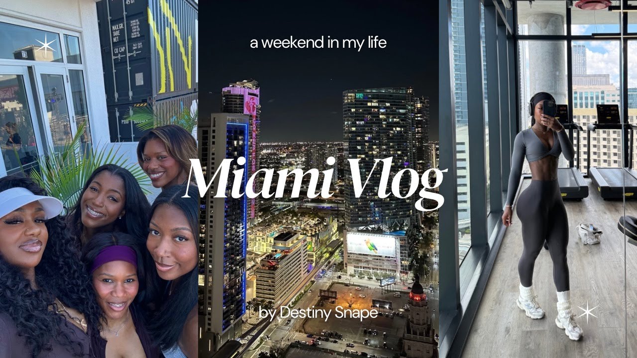 Miami Vlog | Gymshark Lift Event, Leg Day Workout, Pilates, Influencer ...
