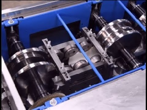Mobile roll forming machine - YouTube
