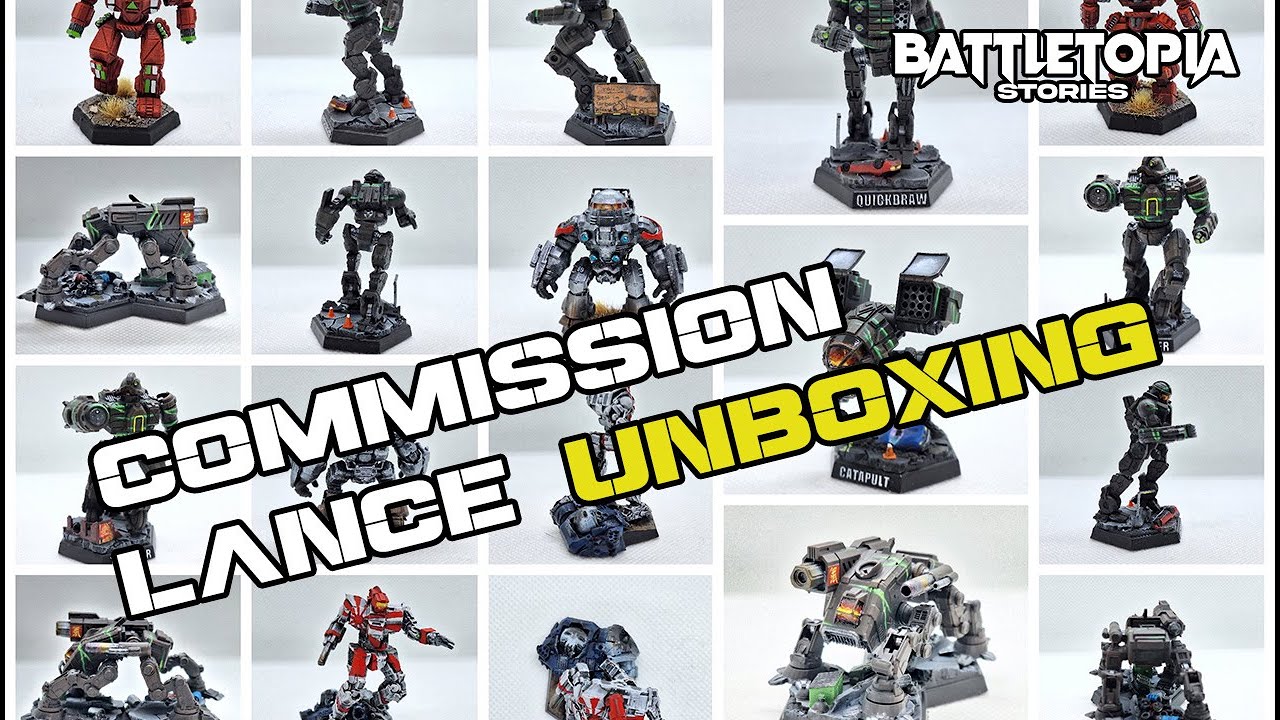 Unboxing: Battletech Commission Lance by PeripheryPaint | Battletopia Stories - YouTube