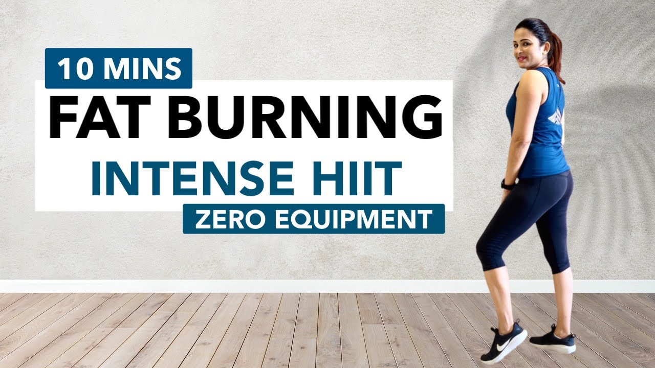 Intense FAT BURNING HIIT workout, Tone and Sculpt your body fast - YouTube