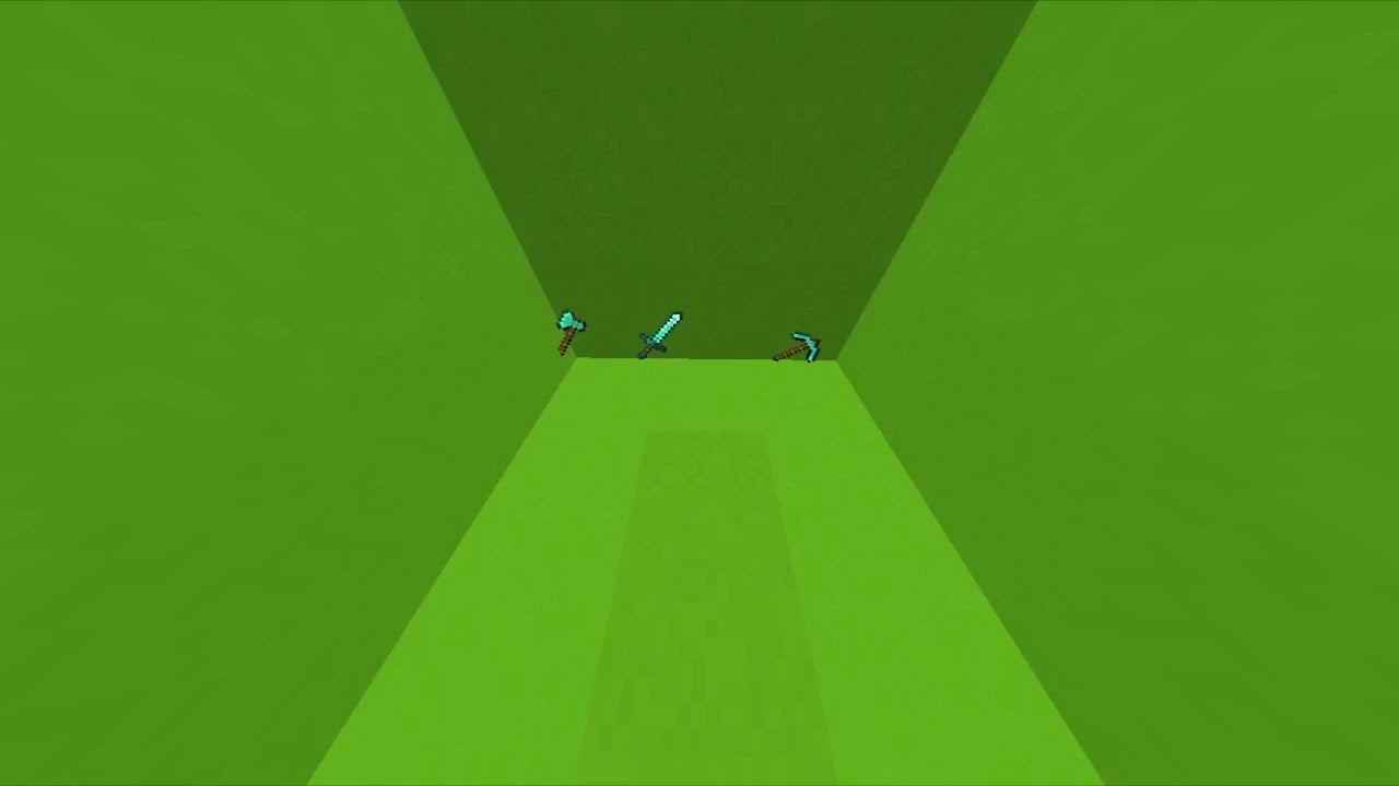 Minecraft Tools Green Screen - YouTube