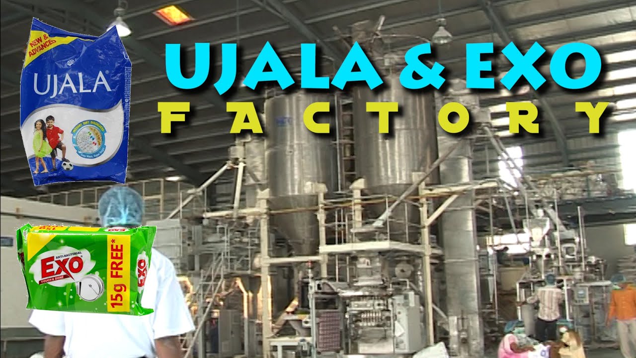 Inside EXO and UJALA Detergent Powder Factory - YouTube