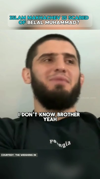 Islam Makhachev on fighting Belal Muhammad - YouTube