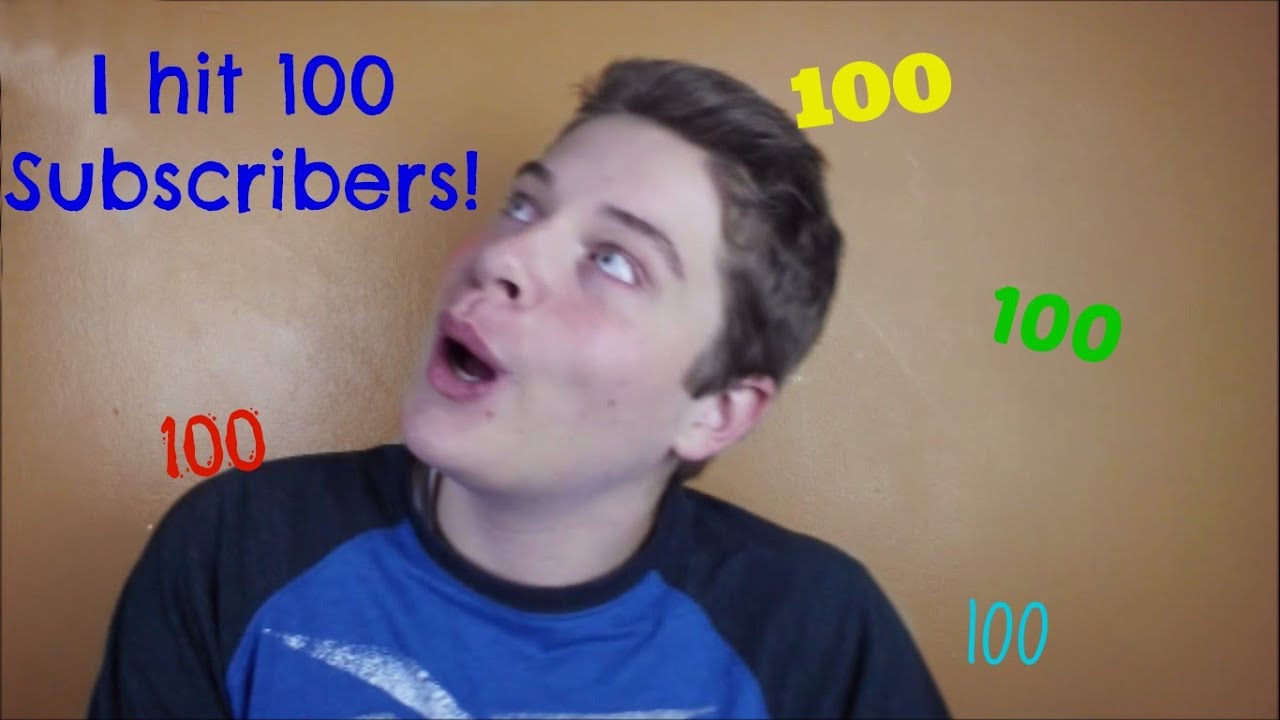 I hit 100 subscribers! - YouTube
