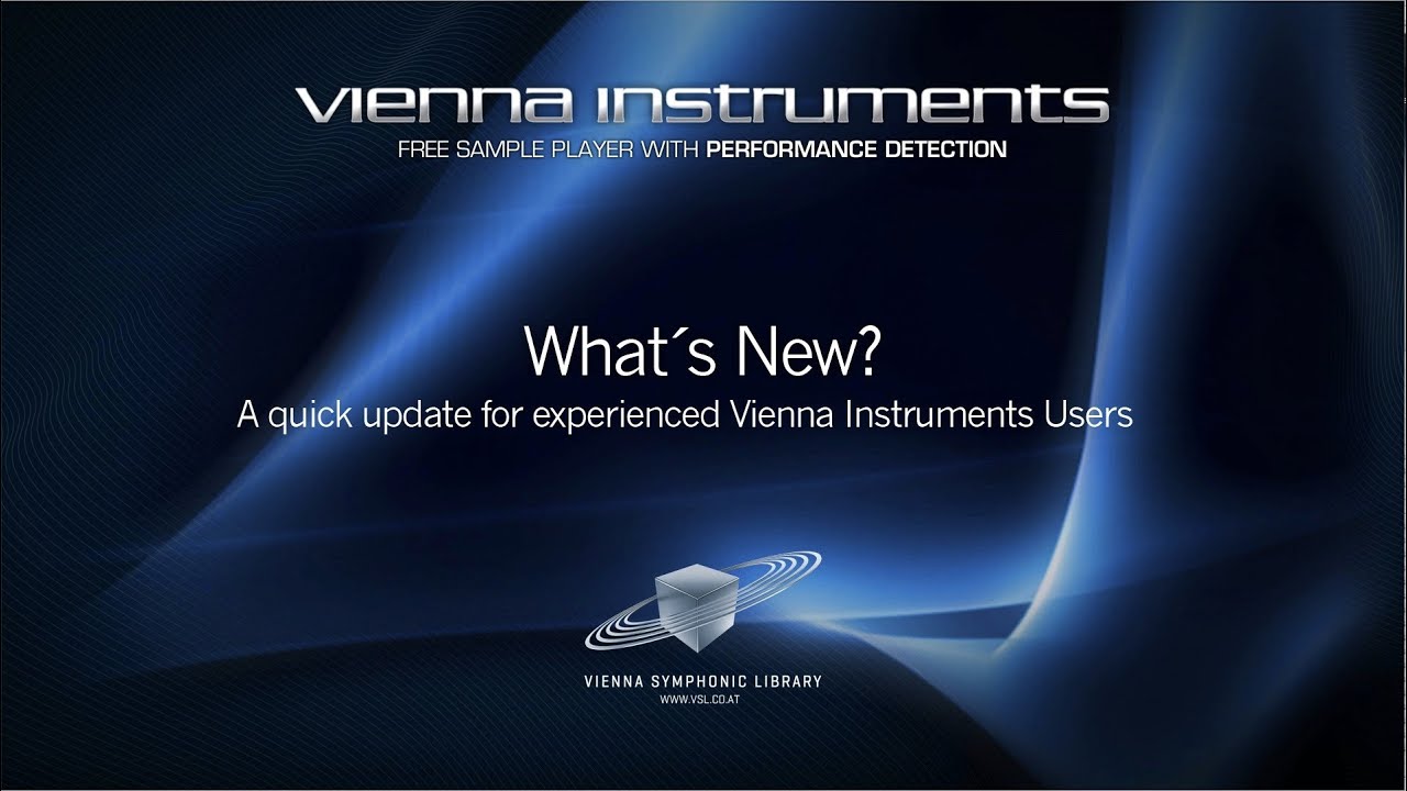 VIENNA INSTRUMENTS: What's new? For experienced users - YouTube
