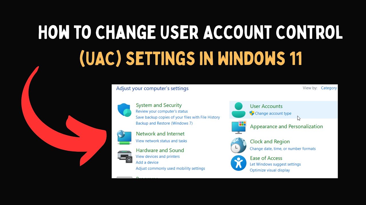 How to Change User Account Control UAC Settings in Windows 11 - YouTube