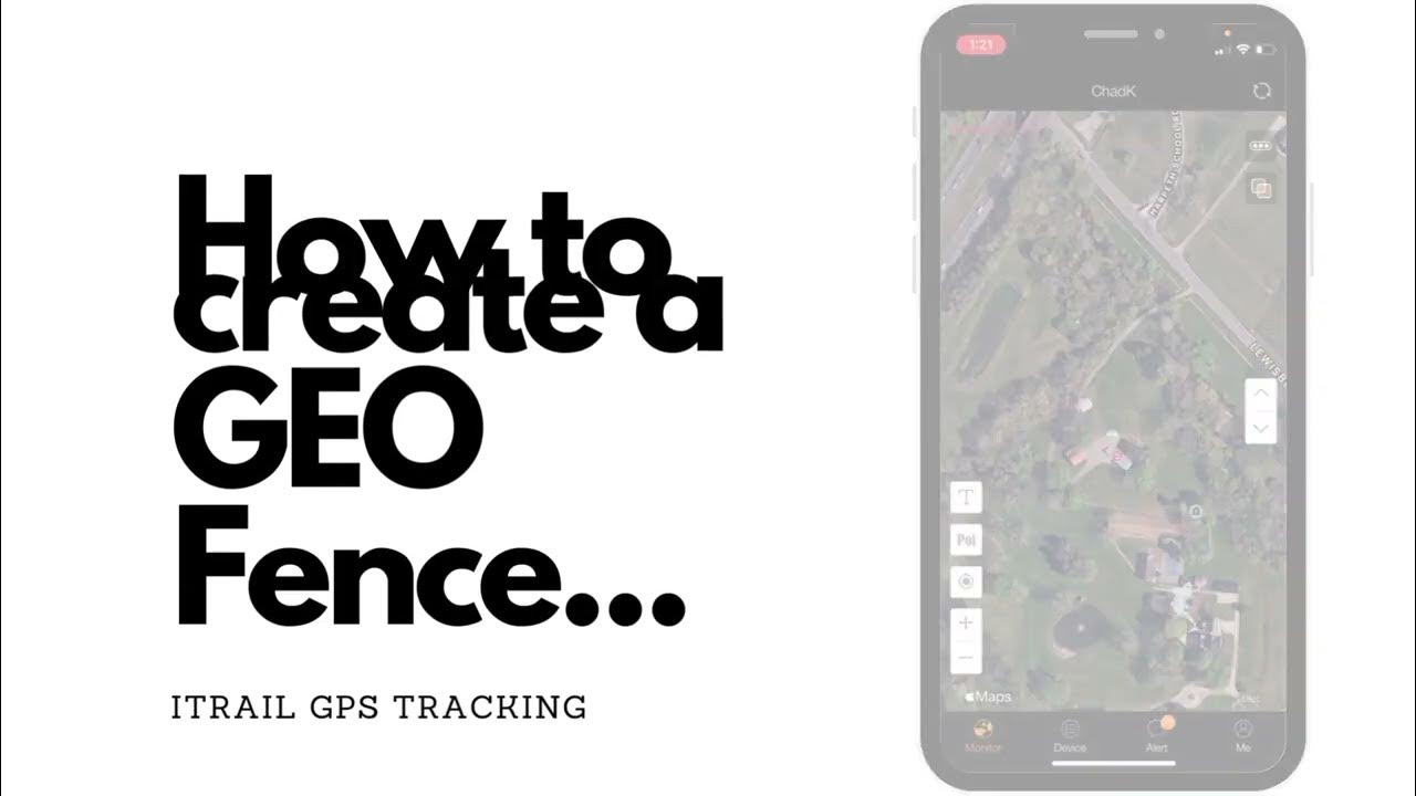 How to set up a Geo Fence in the iTrail app - YouTube