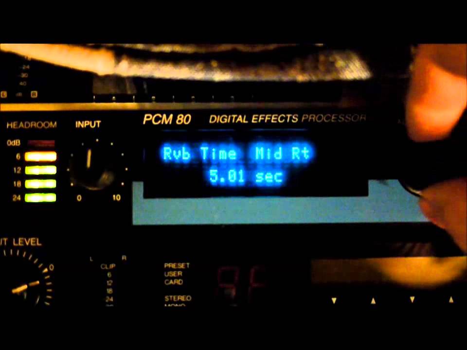 Lexicon PCM80 [ Chorus Plate ] - YouTube