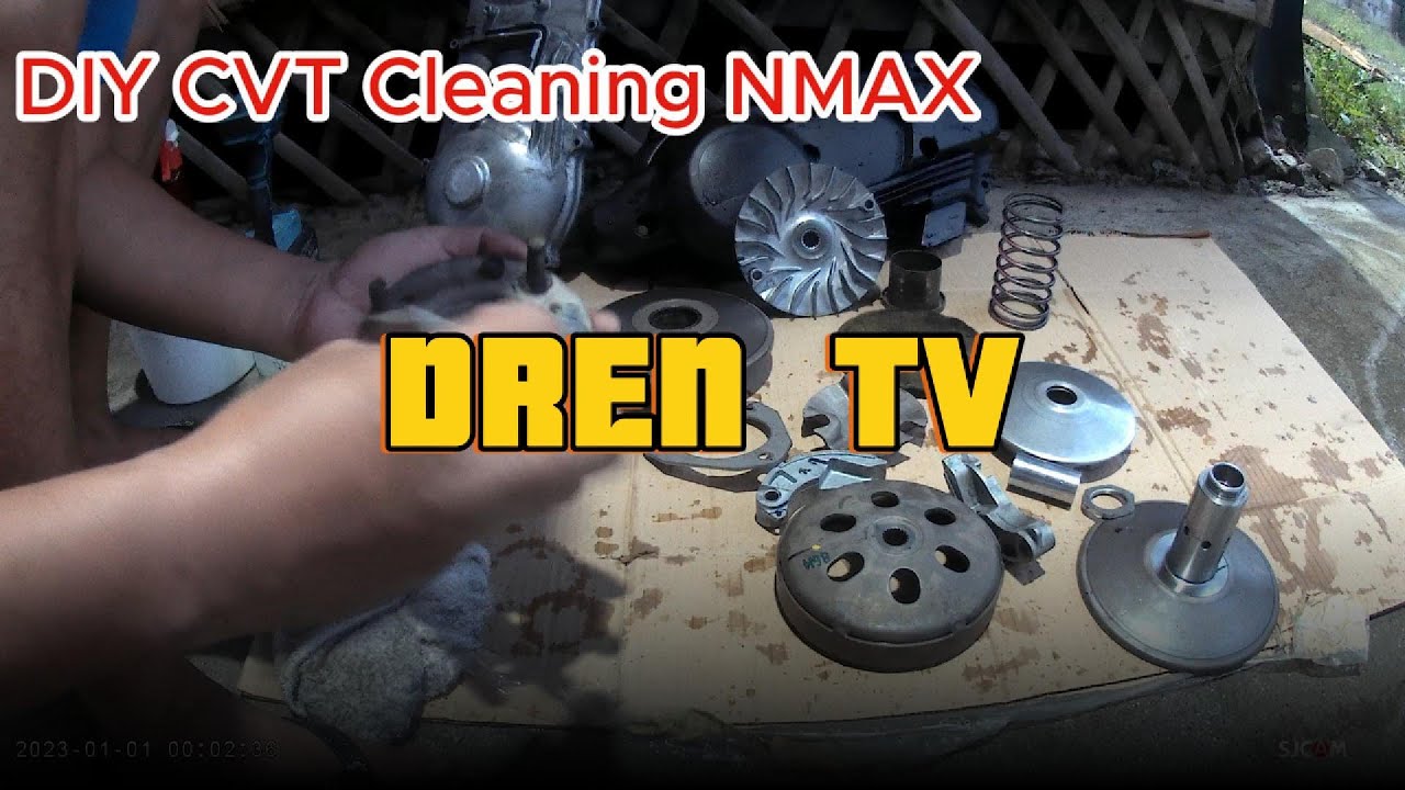 DIY CVT Cleaning NMAX V3 - YouTube