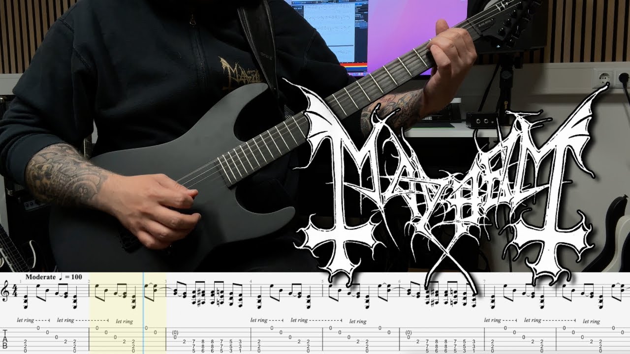 Mayhem – Freezing Moon | Guitar Cover w/ TABS - YouTube