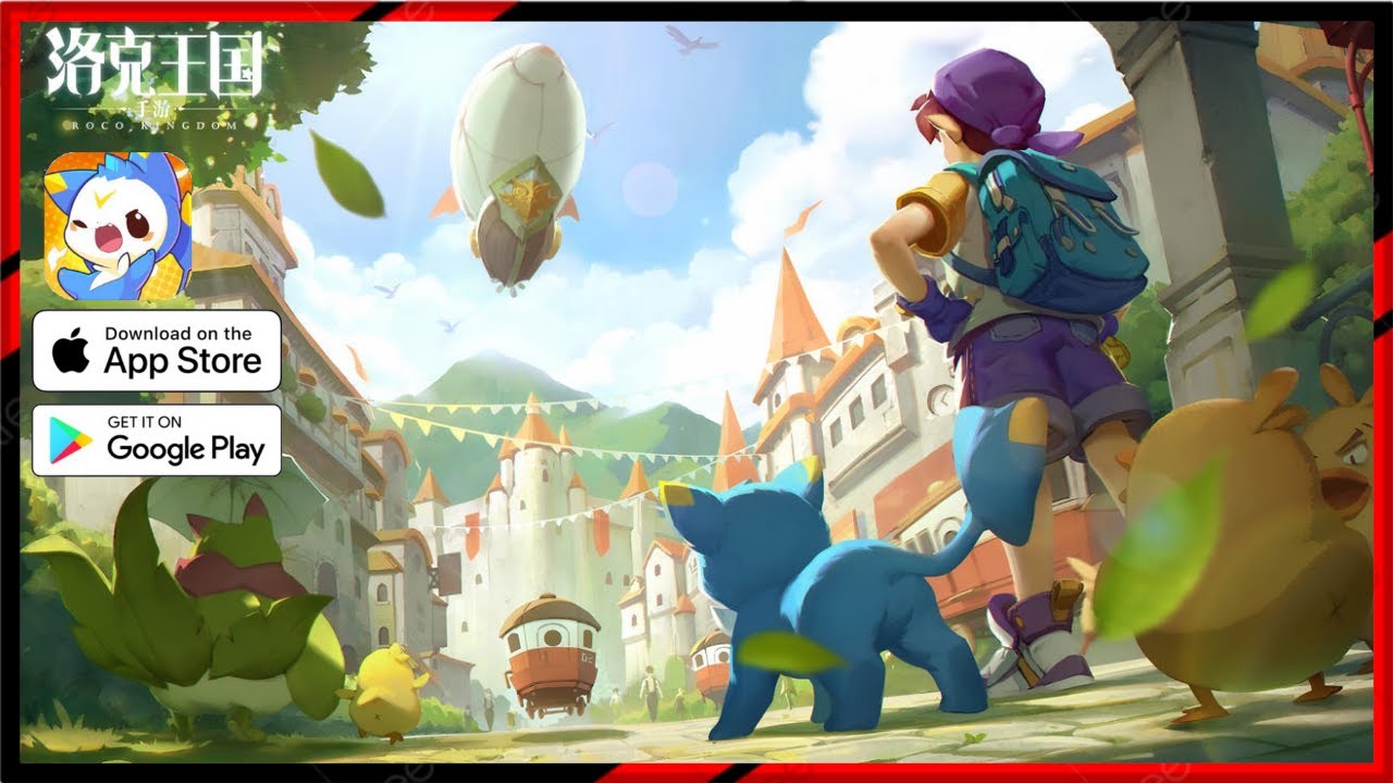 Roco Kingdom Mobile Game (洛克王国手游) - Upcoming Open World Game First ...