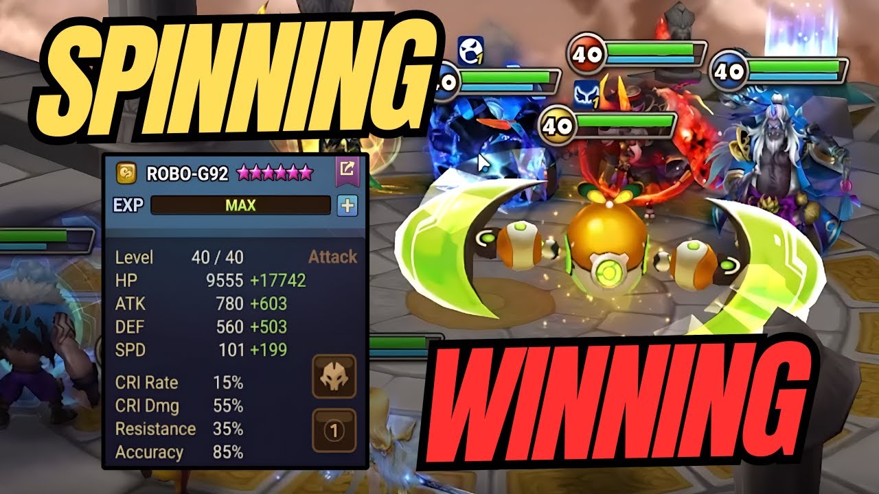 300 SPD Wind ROBO to C1 for This Account! - Summoners War - YouTube