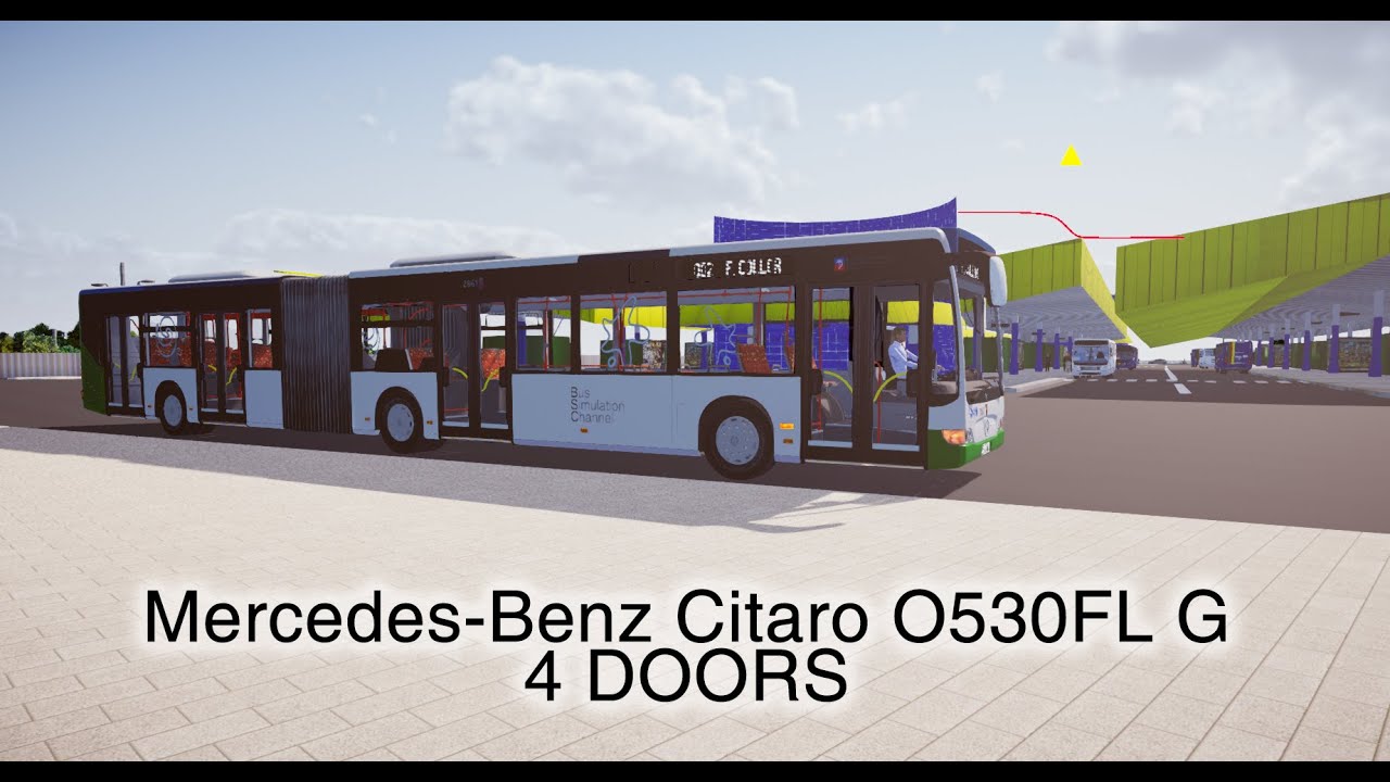 Epic First Ride! Mercedes-Benz Citaro o530FLG 4-Door Mod in Proton Bus ...