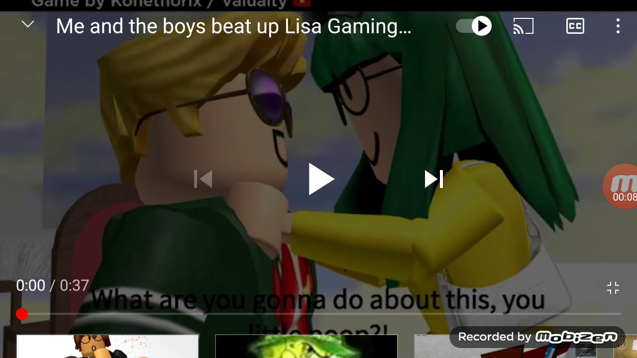 Reacting to me and the boys beat up Lisa gaming ROBLOX - YouTube