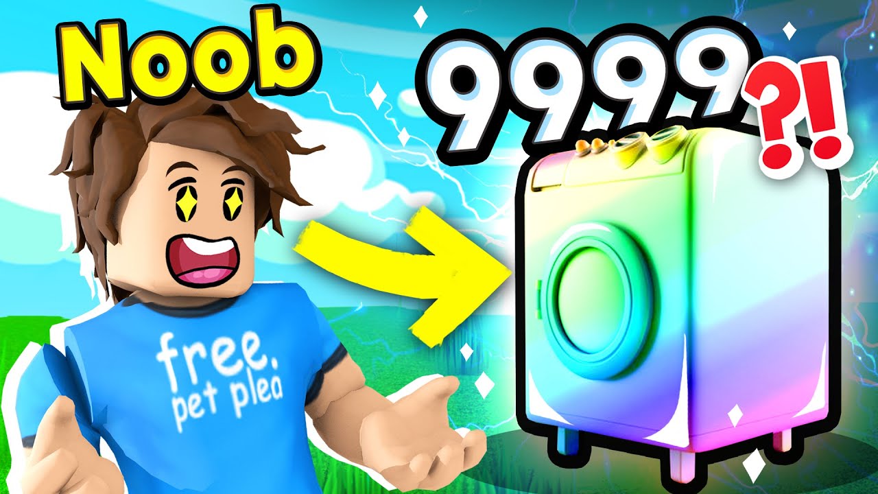 Lets GO NOOB TO PRO With EGG HUNT In Laundry Simulator (Roblox) - YouTube
