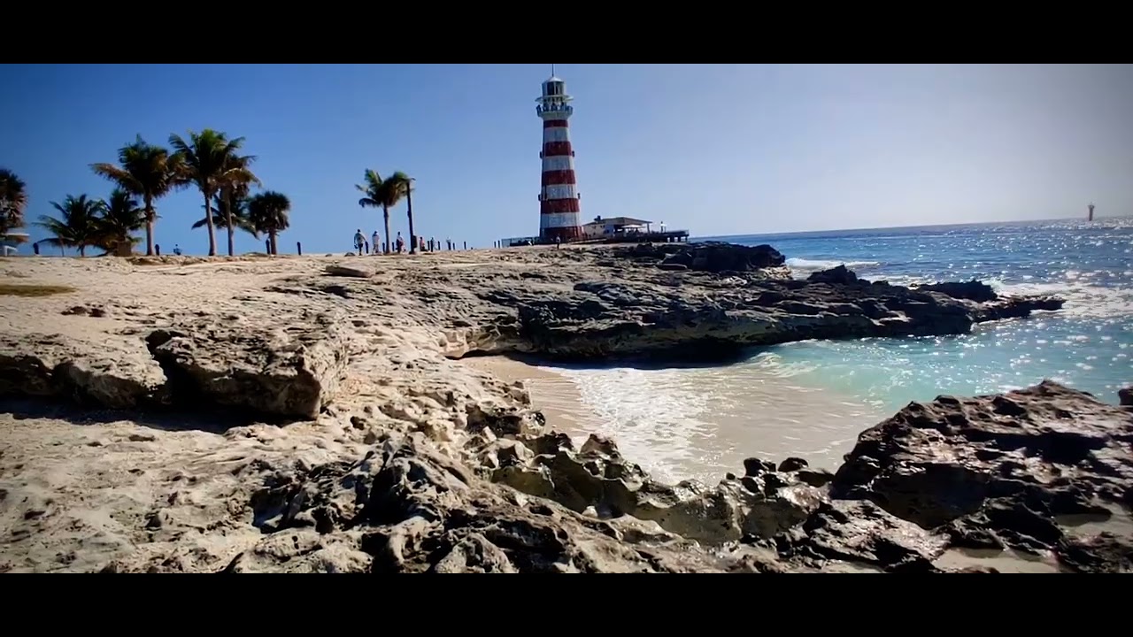 Moment of zen Lighthouse at MSC Ocean Cay - YouTube