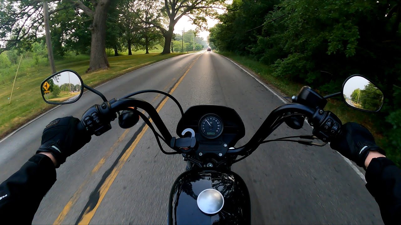 Harley Davidson POV Ride - Just Sound | Iron 1200 | The One Where I ...
