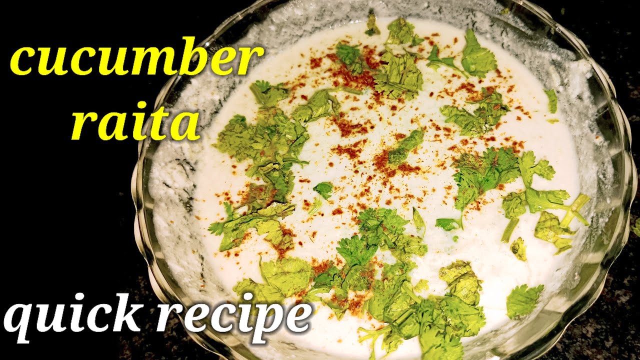 super healthy cucumber raita in just 5 minutes|how to make kheera ka ...