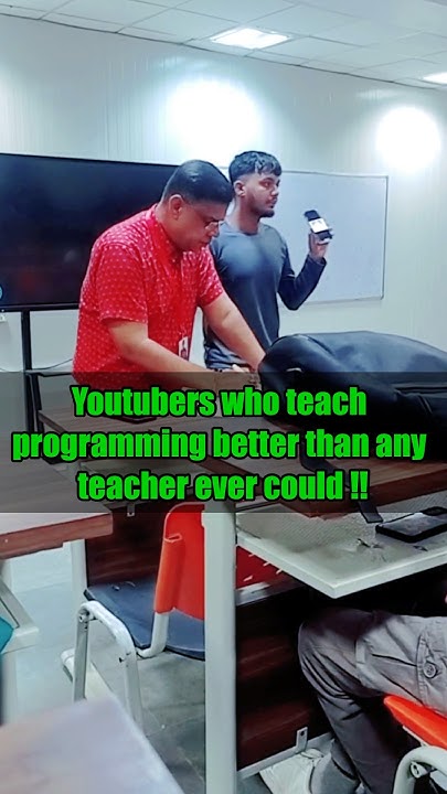 Youtubers who teach programming better than any teacher ever could.. # ...