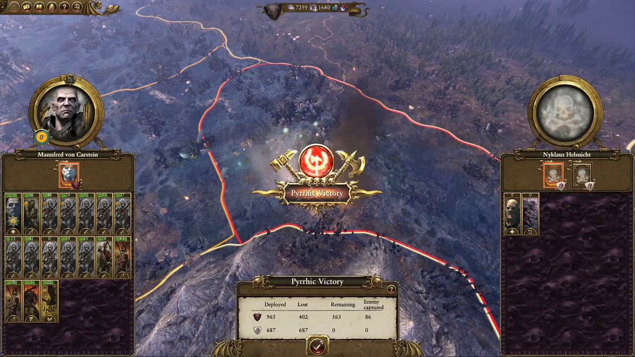 Total War: Warhammer - Vampire Counts - Mannfred Von Carstein - First ...