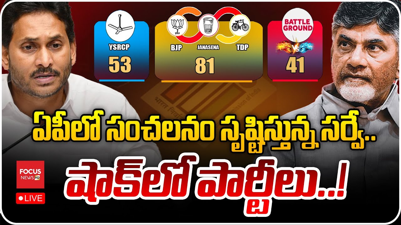 Live : AP Latest Survey | After EC Release AP Elections 2024 Date | Ap ...