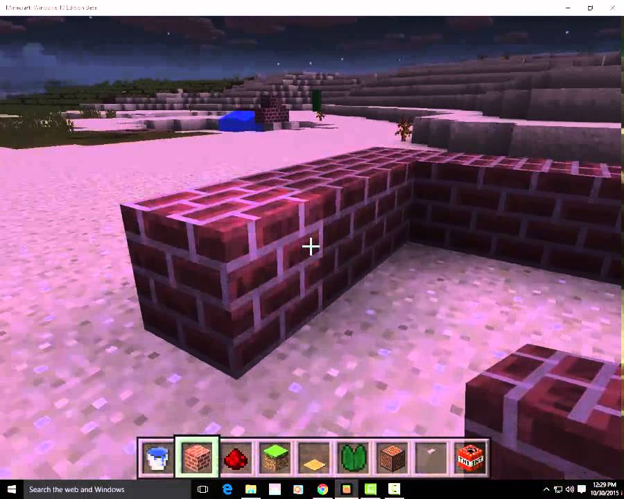TNT Redstone Player Cannon: Minecraft Windows 10 Edition - YouTube