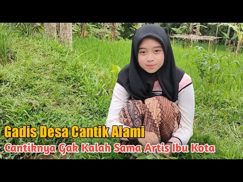 JUMPA NENG SELA GADIS DESA CANTIK DAN SEDERHANA, KECANTIKANNYA MENGHIASI SUASANA PEDESAAN - YouTube