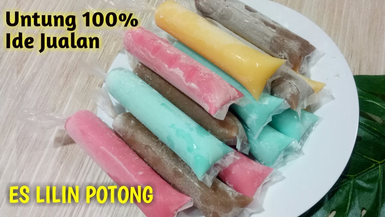 CARA MEMBUAT ES LILIN POTONG, HOW TO MAKE ICE CUT, ICE CREAM - YouTube
