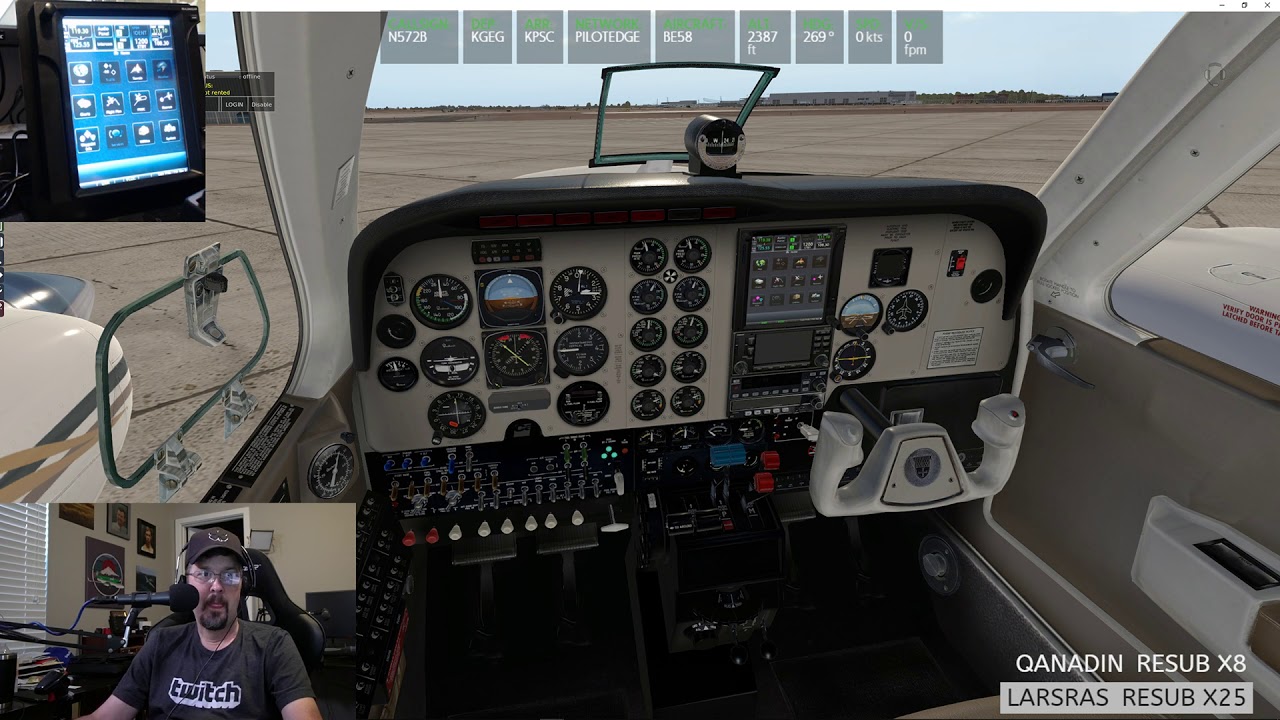 REP Pack - Carenado Baron BE58 - RealSimGear GTN750 - YouTube