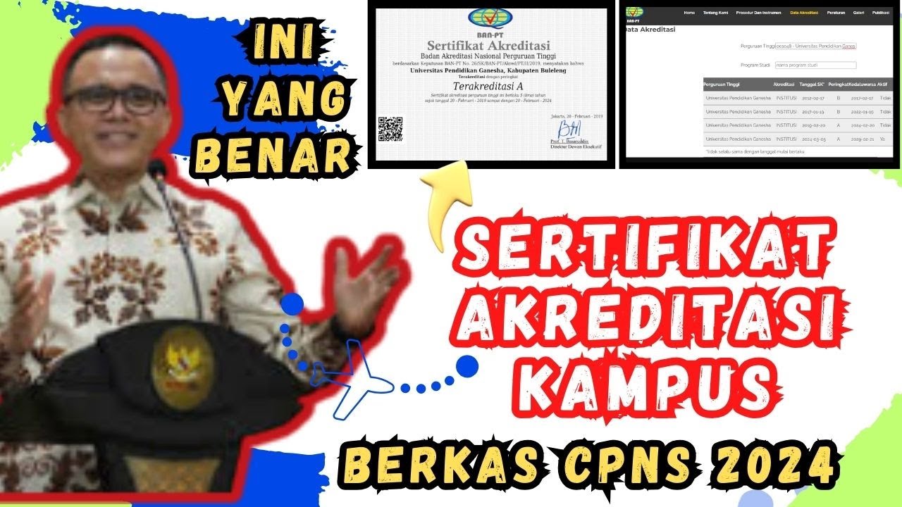 CARA DONWLOAD SERTIFIKAT SCREENSHOT AKREDITASI KAMPUS DI BAN PT UNTUK ...