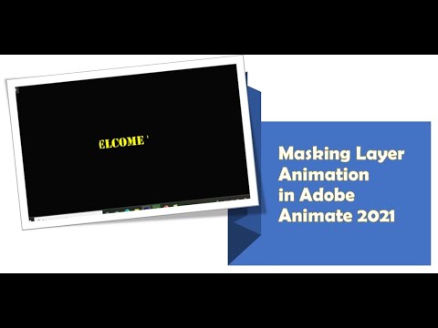 Masking Layer Animation in Animate 2021 - YouTube