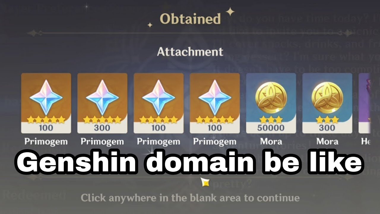 How every genshin domain event be like... (Genshin Impact) - YouTube
