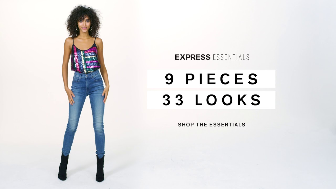 Express Essentials | Women's Holiday Edition: 9 Pieces, 33 Looks - YouTube