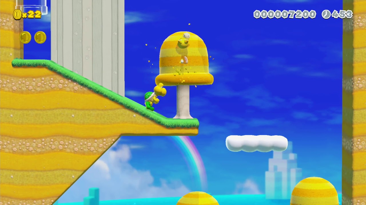 1-3 Scaling Mount Beanpole by EpicPro 🍄 Super Mario Maker 2 #aku - YouTube
