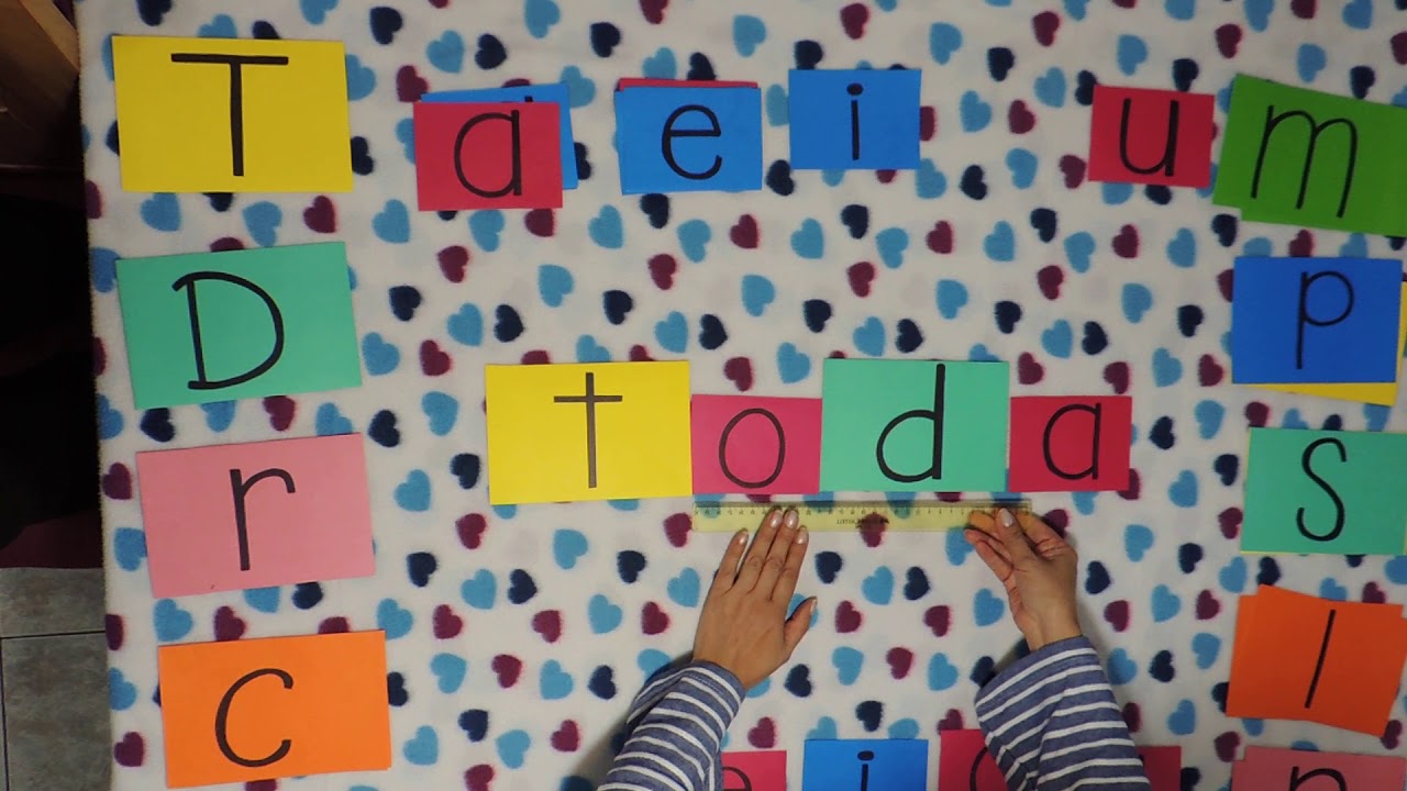 Cómo enseñar a los niños el sonido de las letras - YouTube