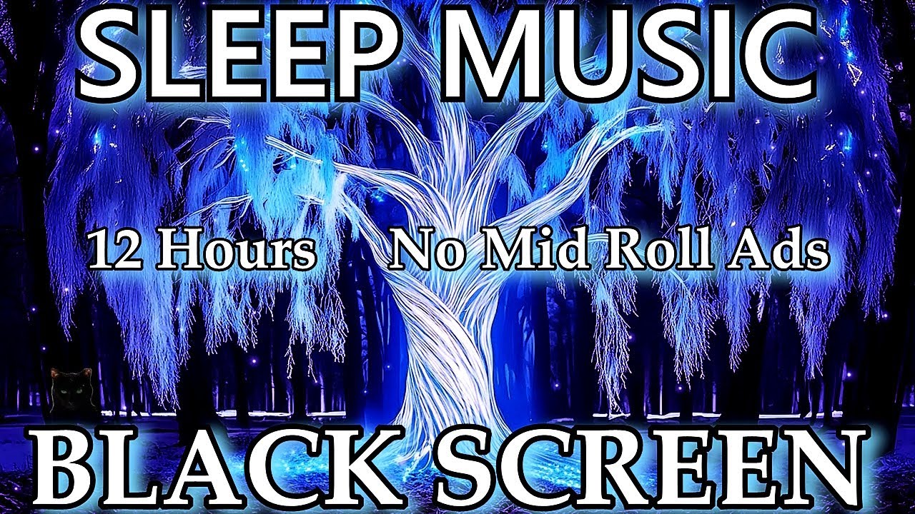 Celestial Sleep Music, Calm Frequency Relax the Mind, Deep Sleeping Music Dark Screen Stress ...