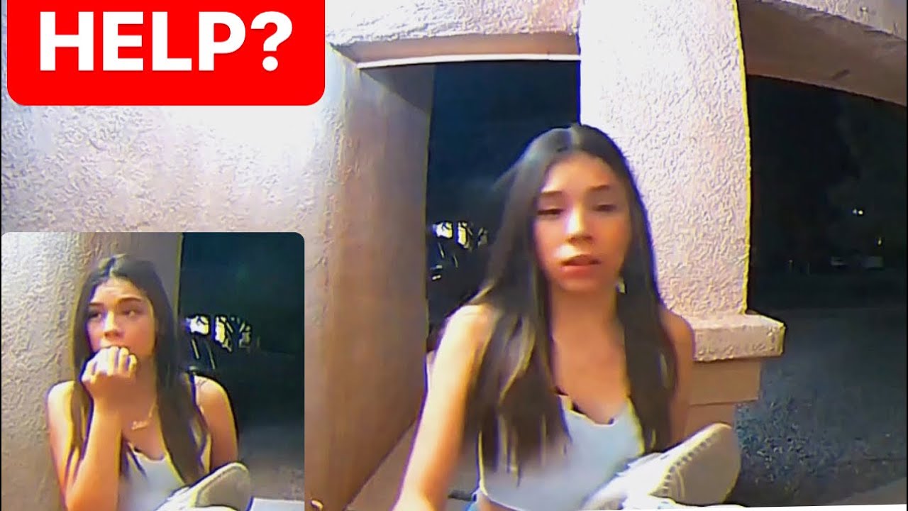 Disturbing Footage Caught on Ring Doorbell Camera | Woman Appears to ...