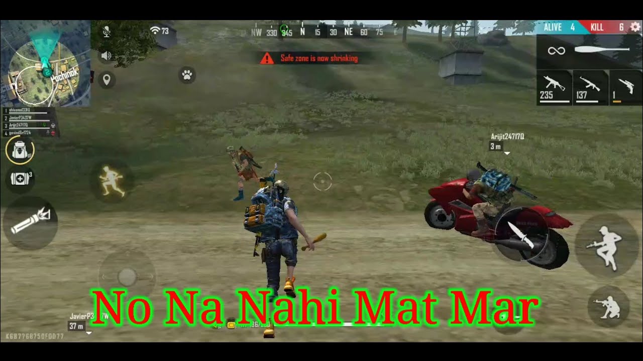 Garena Free Fire Team up Classic Squad Match - Free Fire - YouTube