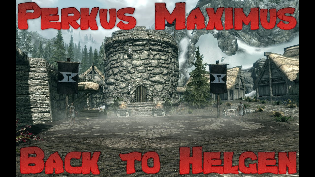 Skyrim Perkus Maximus 70 Mod Lets Play - Back to Helgen Ep 8 - YouTube