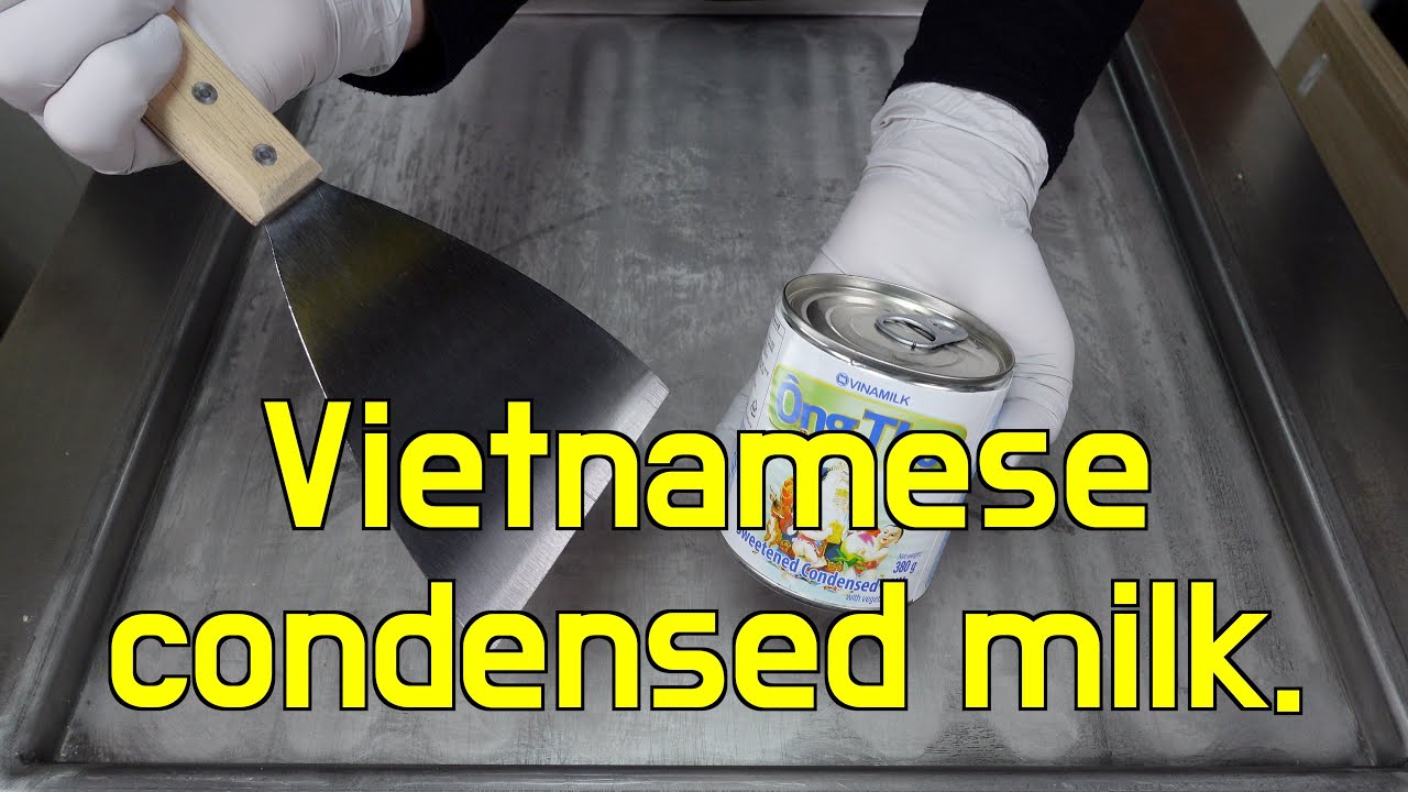 베트남 연유 아이스크림 만들기 / Ice cream Vietnamese condensed milk / ASMR - YouTube