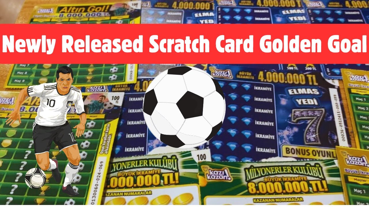 Newly Released Golden Goal Scratch Card! 8 Million Jackpot! - YouTube