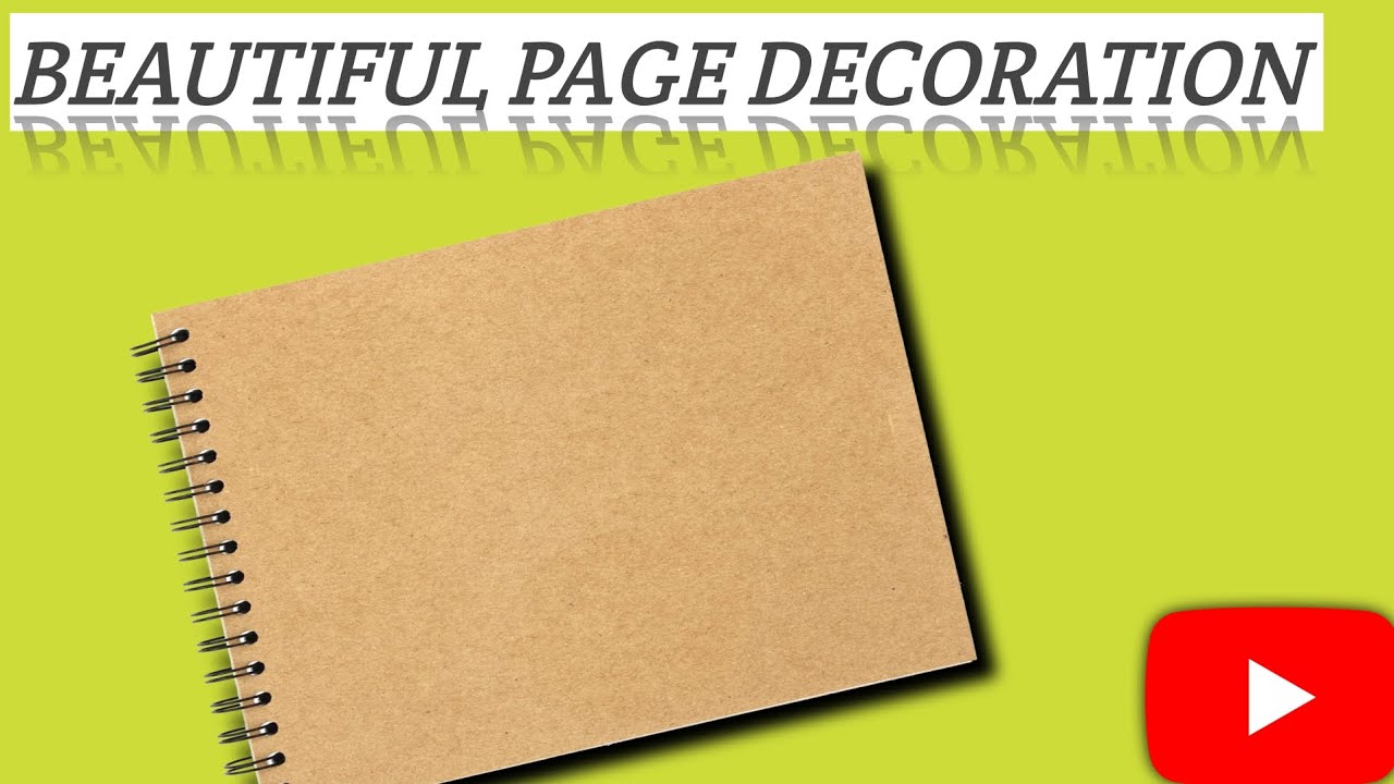 file front page decoration | front page drawing | front page ideas for ...