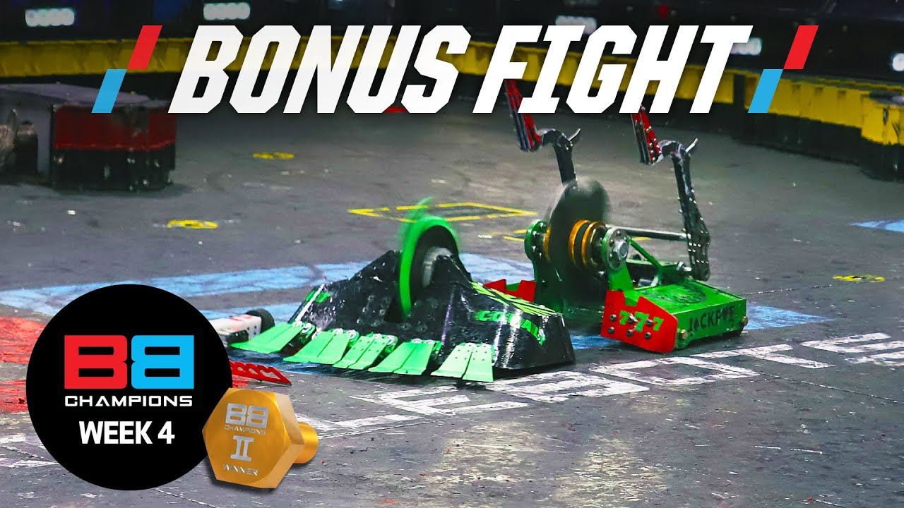 Smoke And Flames Engulf The Arena! | Jackpot Vs Cobalt | BattleBots ...