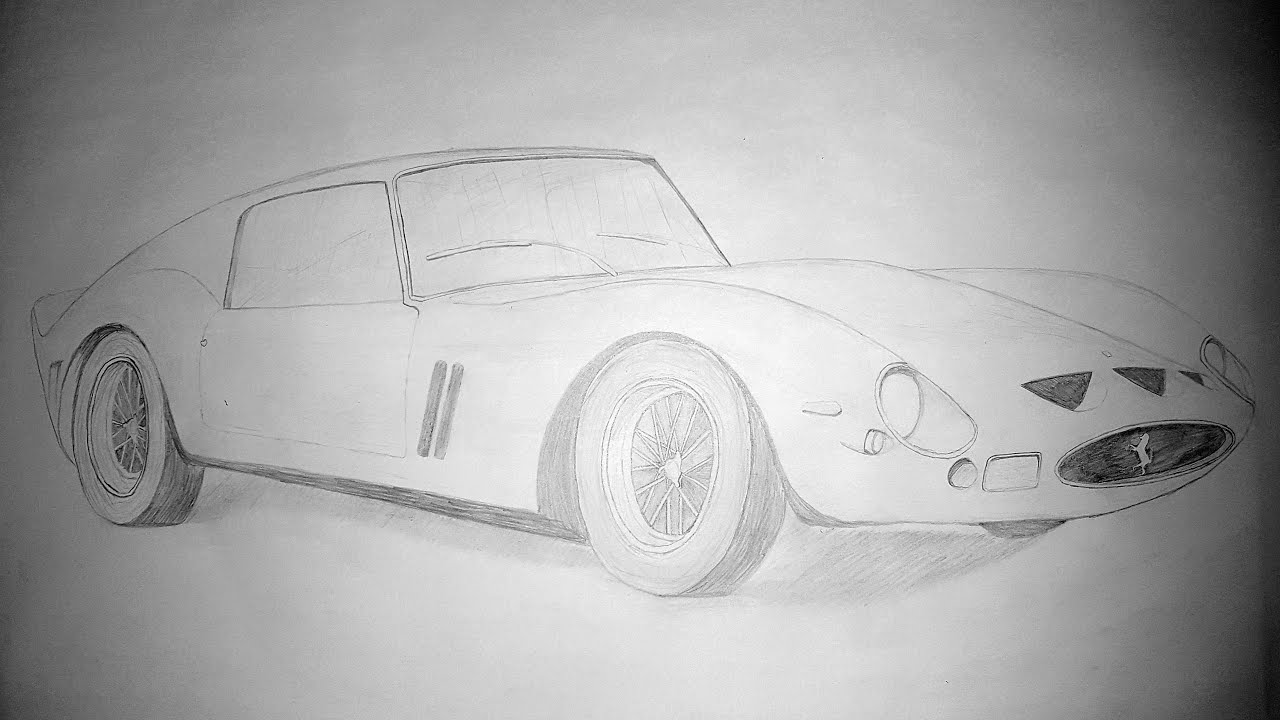 Ferrari 250 GTO Speed Drawing by Ogarenko - YouTube